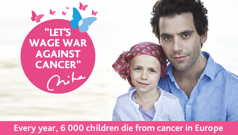 Awareness campaign on childhood cancer with Mika - Imagine for Margo